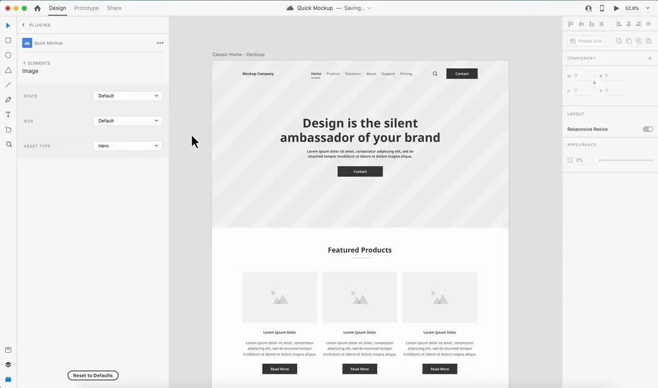 New templates and themes in Quick Mockup help you design your ideas ...