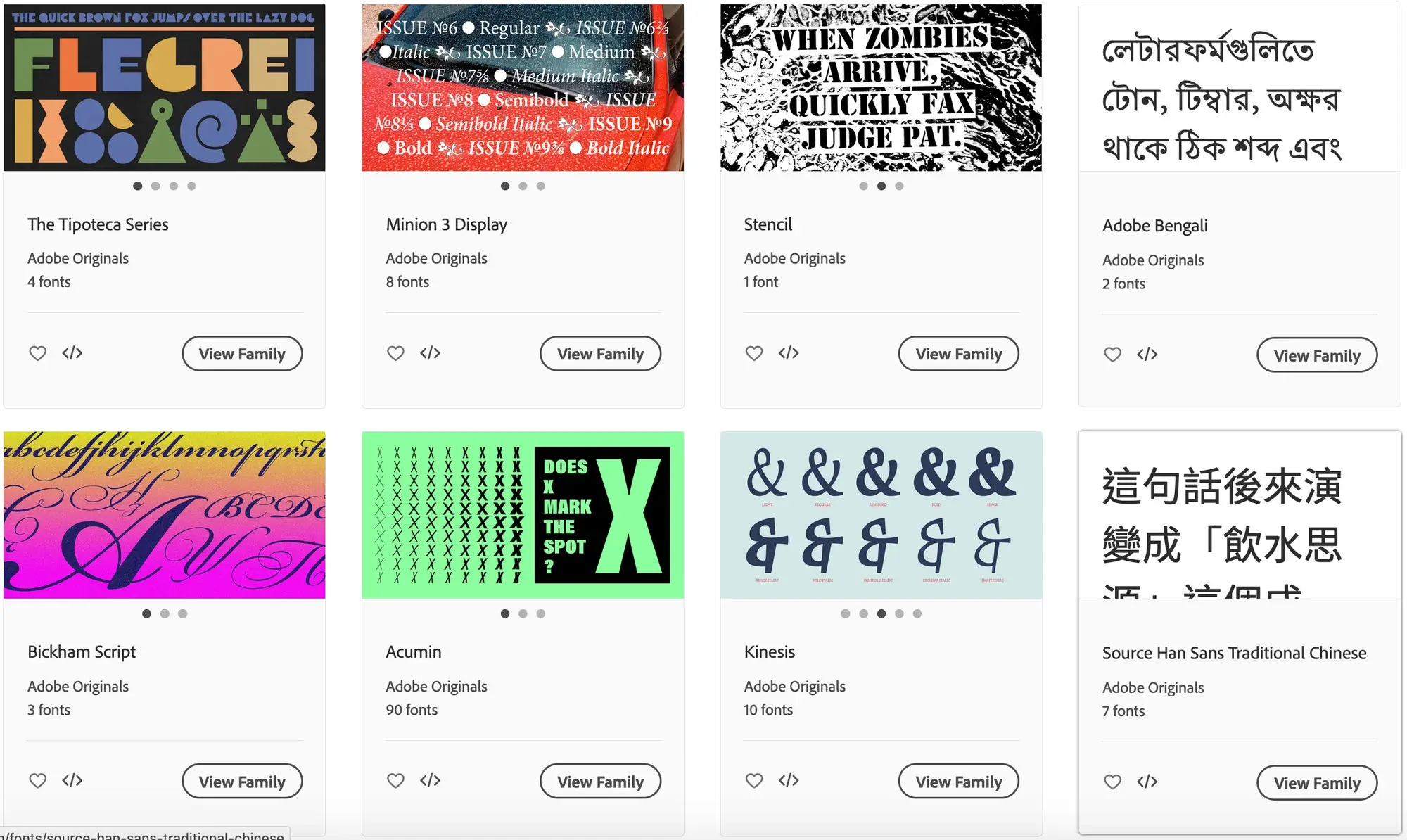 New fonts and a new look for Adobe Fonts foundries