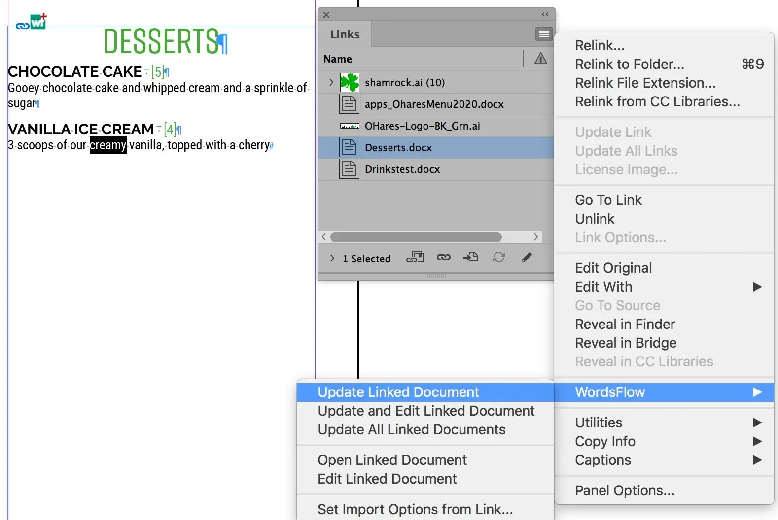 InDesign editorial + production magic with WordsFlow