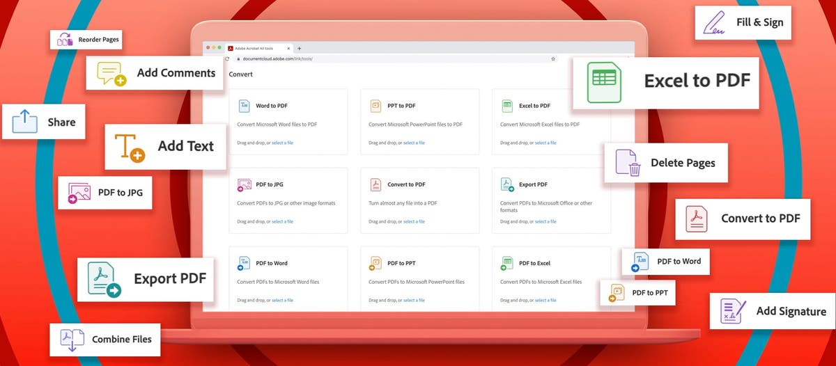 Adobe adds new Acrobat tools to tackle PDF tasks in the browser
