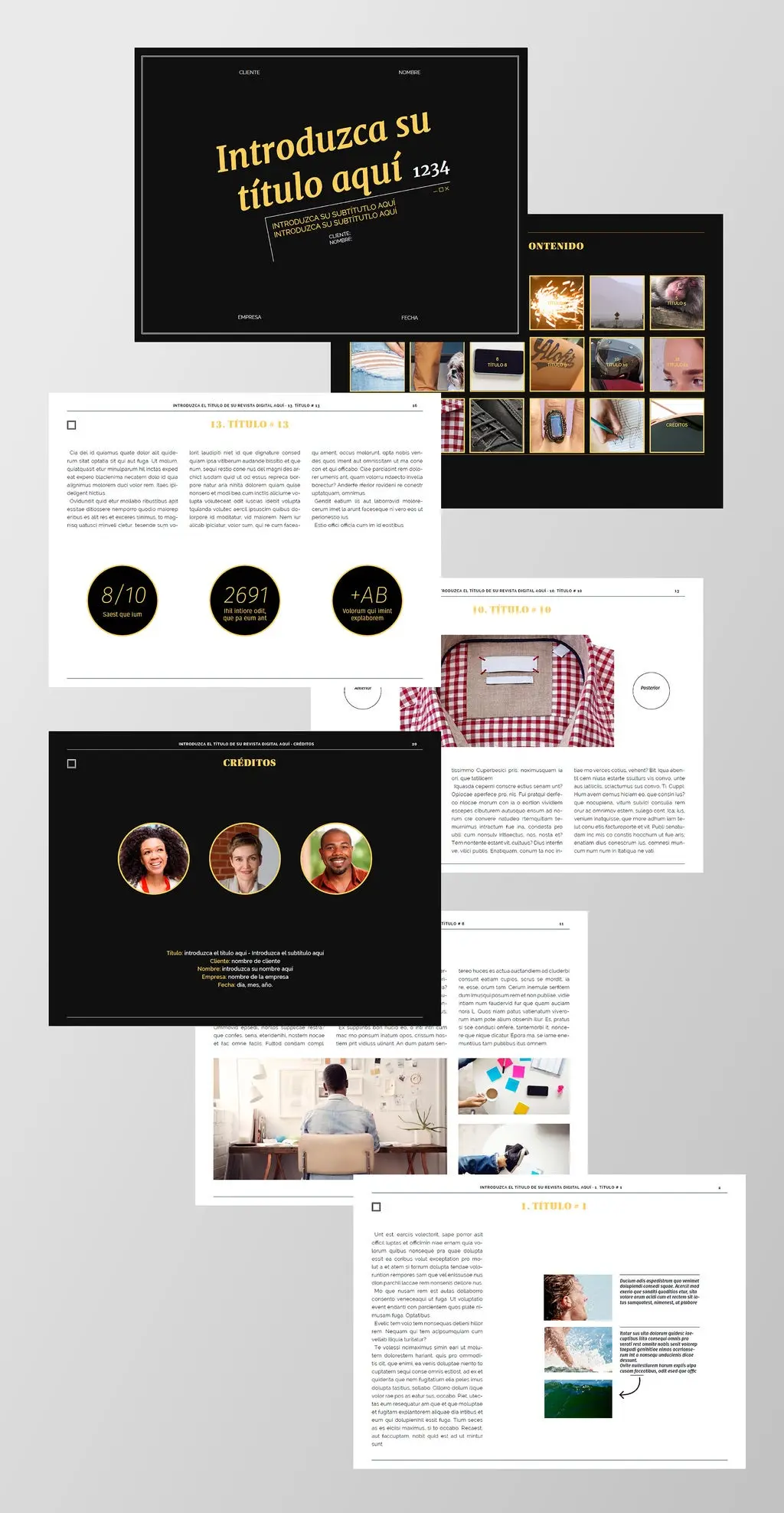 Plantillas de InDesign para revistas gratis