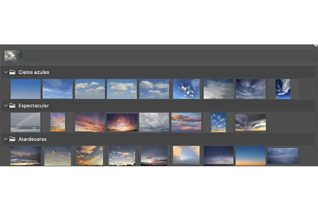 Sustitución de cielo creativa / paso por paso