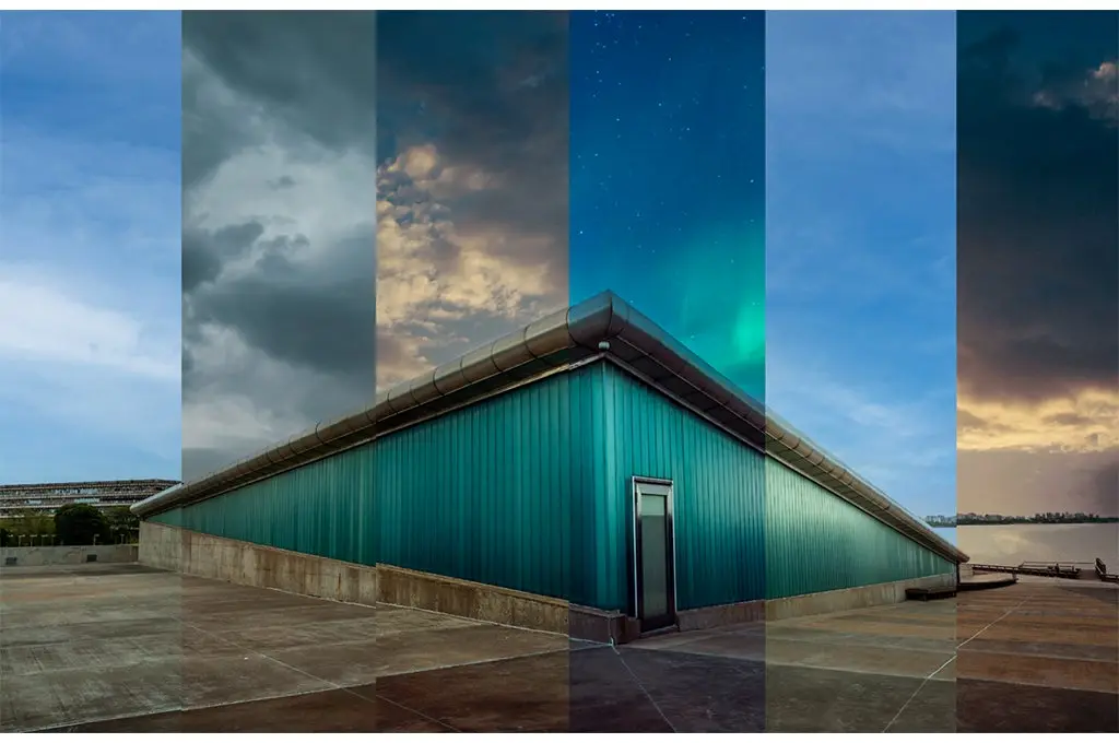 Sustitución de cielo creativa / paso por paso